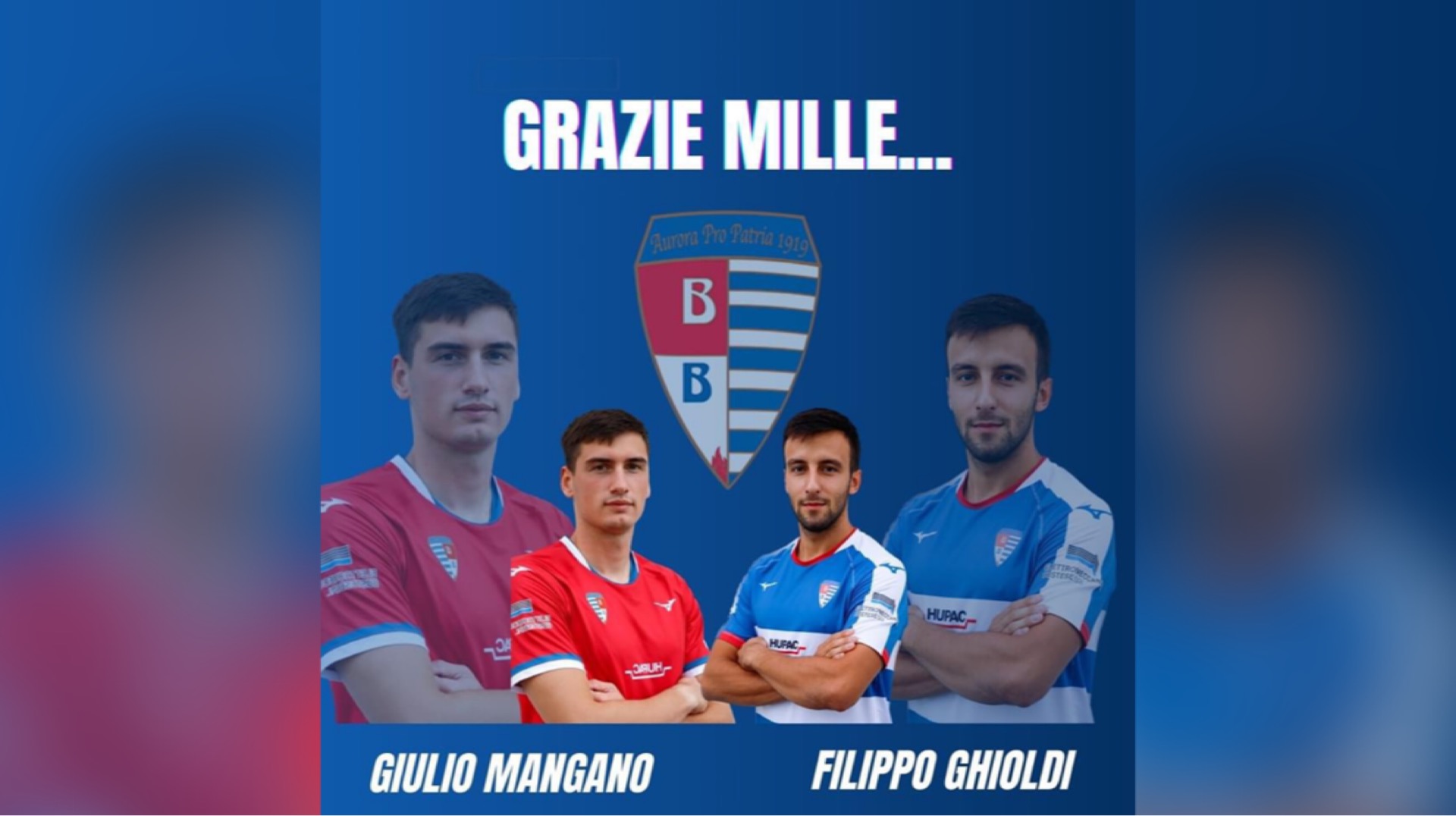 La Pro Patria saluta due veri tigrotti: Mangano e Ghioldi - ilBustese.it