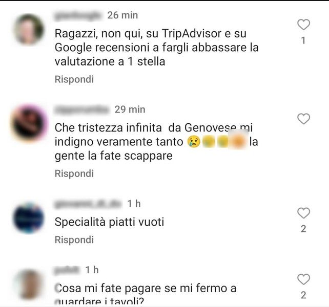 Alla gogna per un piattino: boom di recensioni negative per l'osteria ...